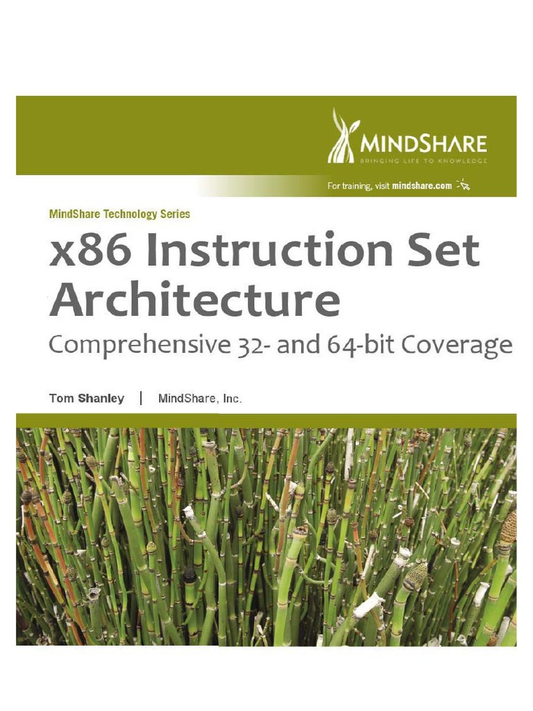 MindShare x86 ISA | PDF | Instruction Set | Cpu Cache