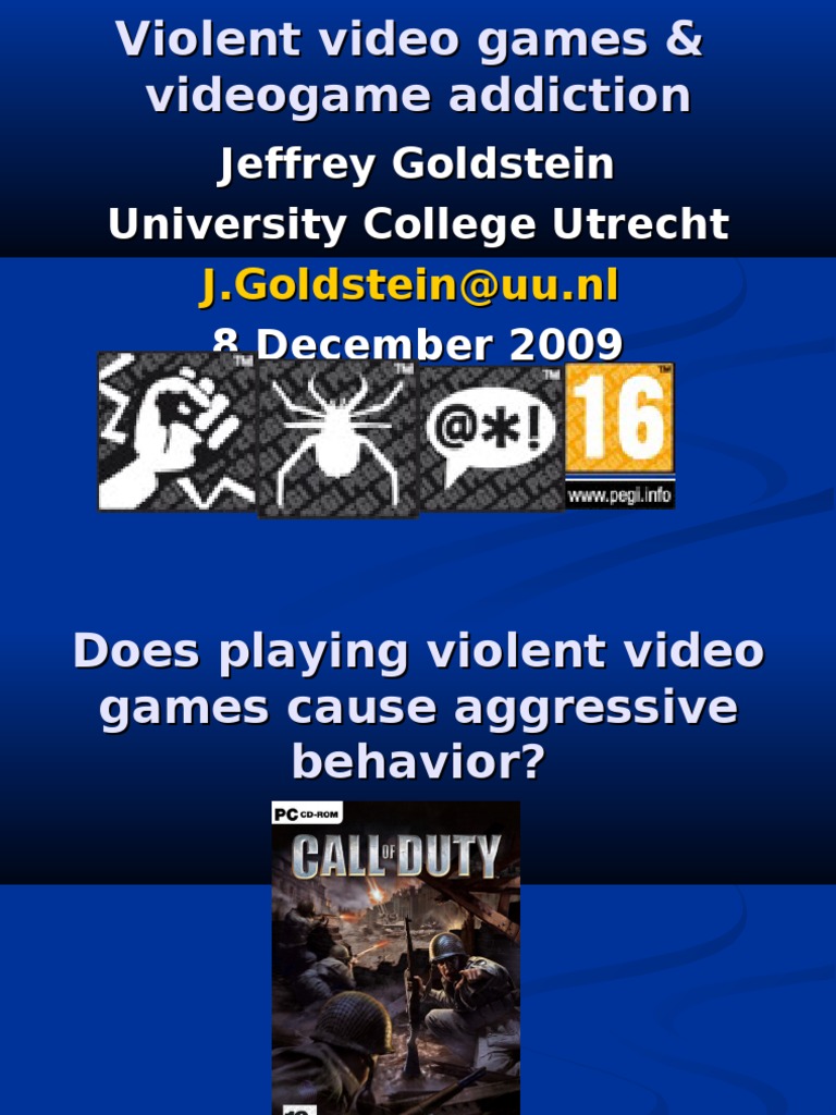 Violent Video Games and Aggression | PDF | Substance Dependence ...