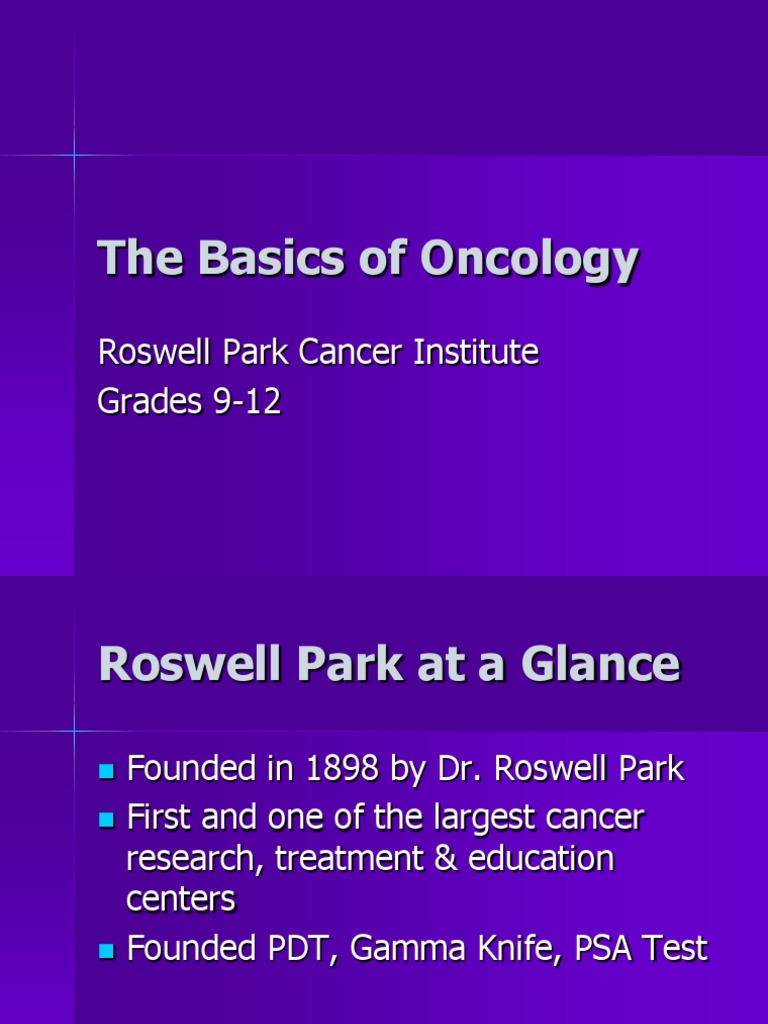 The Basics of Oncology | PDF | Oncology | Cancer