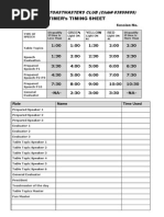 Toastmasters Timer Role Script | PDF