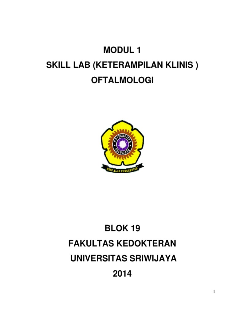 Modul Skill Lab Mata 2014 | PDF | Sains & Matematika