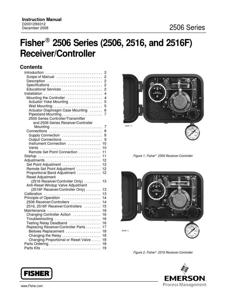 Multitrol 2506 Fisher | PDF | Screw | Valve