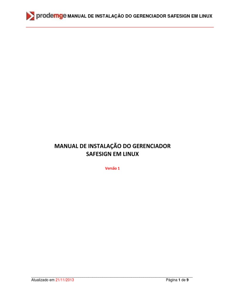 Manual Instalacao Safesign Linux | PDF | Linux | Firefox