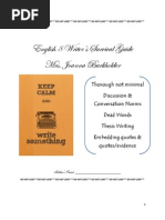 Outsiders One Pager Project RK | PDF | Writing | Communication