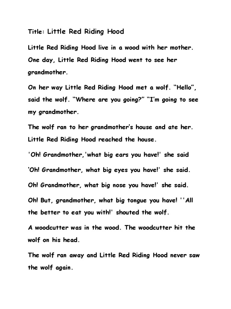 Little Red | PDF