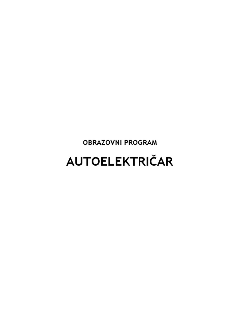 3-04 Autoelektricar | PDF