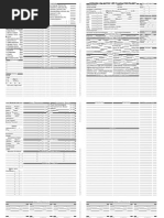 Heroes Unlimited Character Sheet | PDF | Leisure Activities | Entertainment