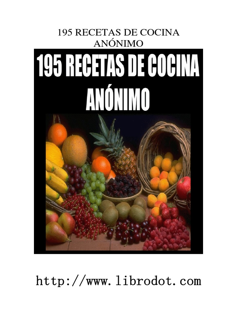 Libro de Recetas PDF | PDF