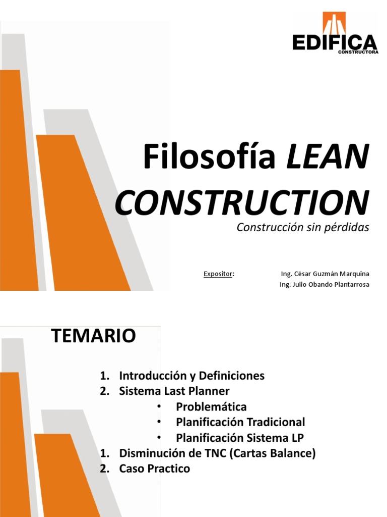 Lean Construction | PDF