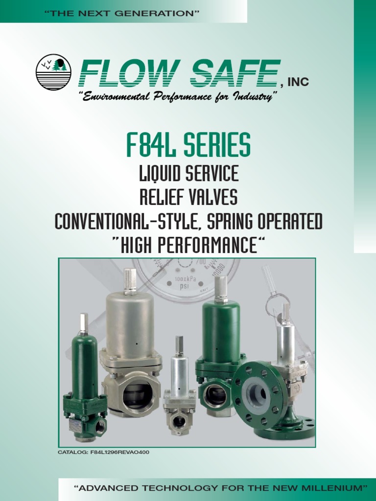 Flow Safe - F84L - Catalogue | Viscosity | Valve