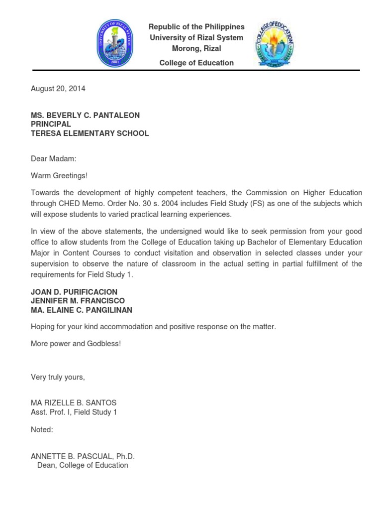 Republic of The Philippines University of Rizal System Morong, Rizal ...