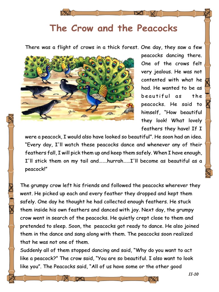 The Peacock and The Crow PDF | PDF