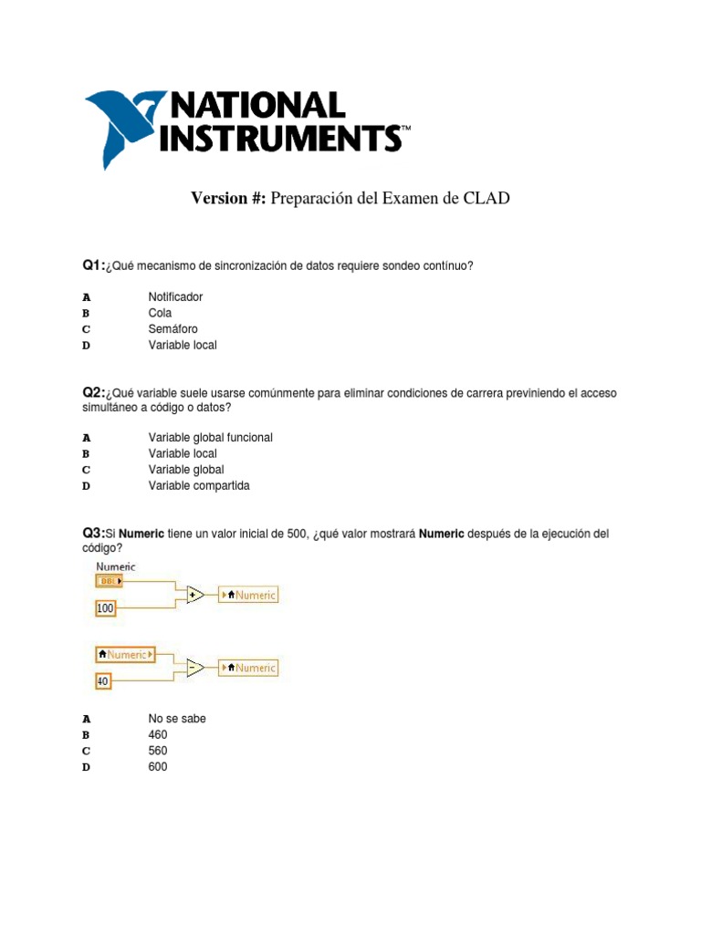 CLAD Sample Exam-3 SP | PDF | Archivo de computadora | Áreas de informática