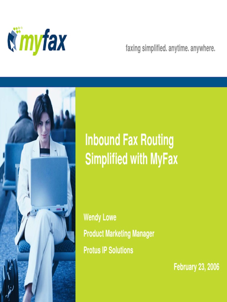Webinar Inbound Fax Routing | PDF | Fax | Email