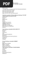 The SOCRATES Acronym in History Taking | PDF | Pain | Thorax