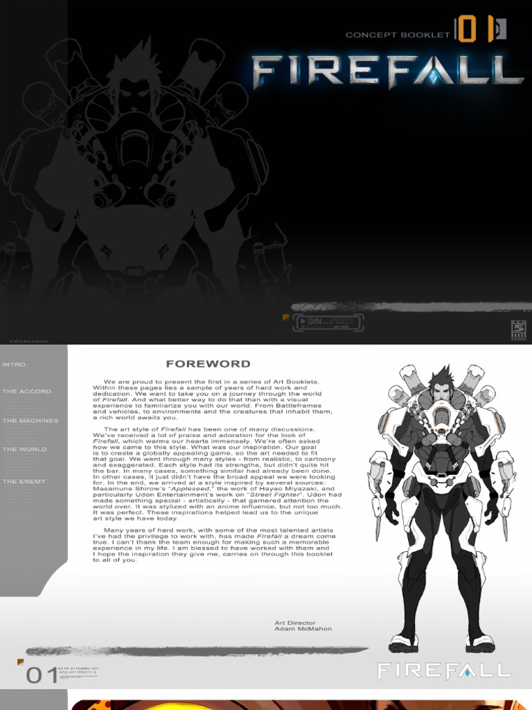 Firefall Concept Art Booklet | PDF