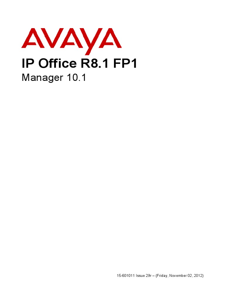 Avaya IP Office Manager Manual | PDF | License | Trademark