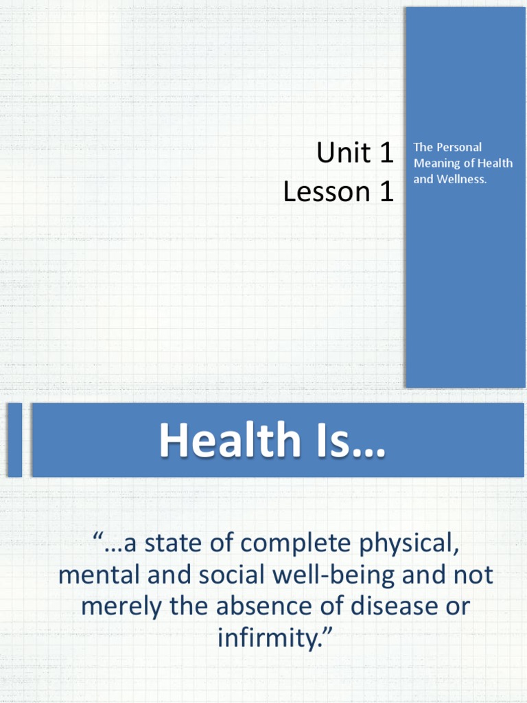 Unit 1 Lesson 1 | PDF | Lifestyle