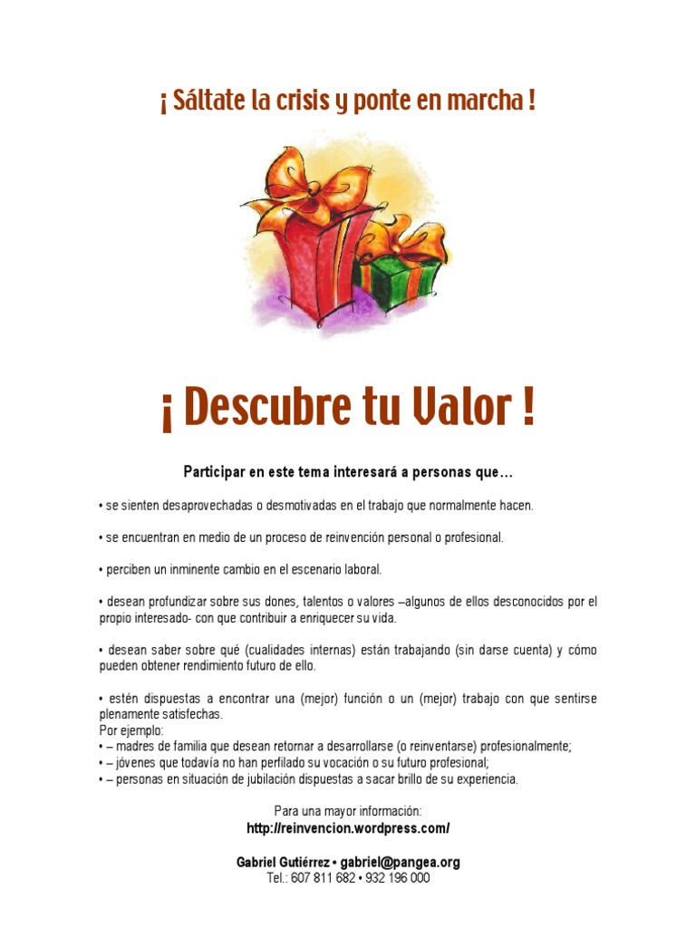 Descubre Tu Valor | PDF