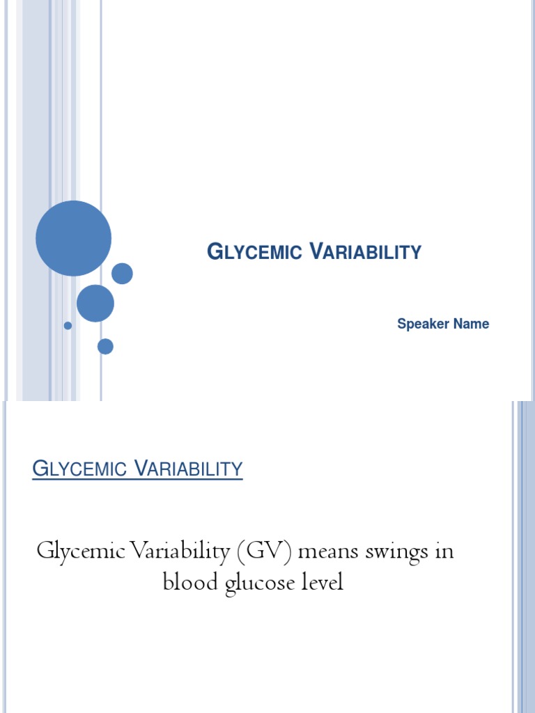 Glycemic Variability June 12 2014 | PDF | Glycated Hemoglobin ...