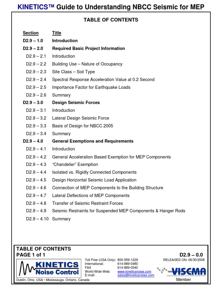 Understanding NBCC Seismic For MEP PDF | PDF | Seismology | Force