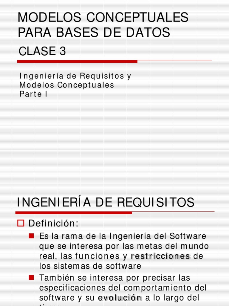 Ejemplos de Modelos Conceptuales | PDF | Teoría del modelo | Bases de datos
