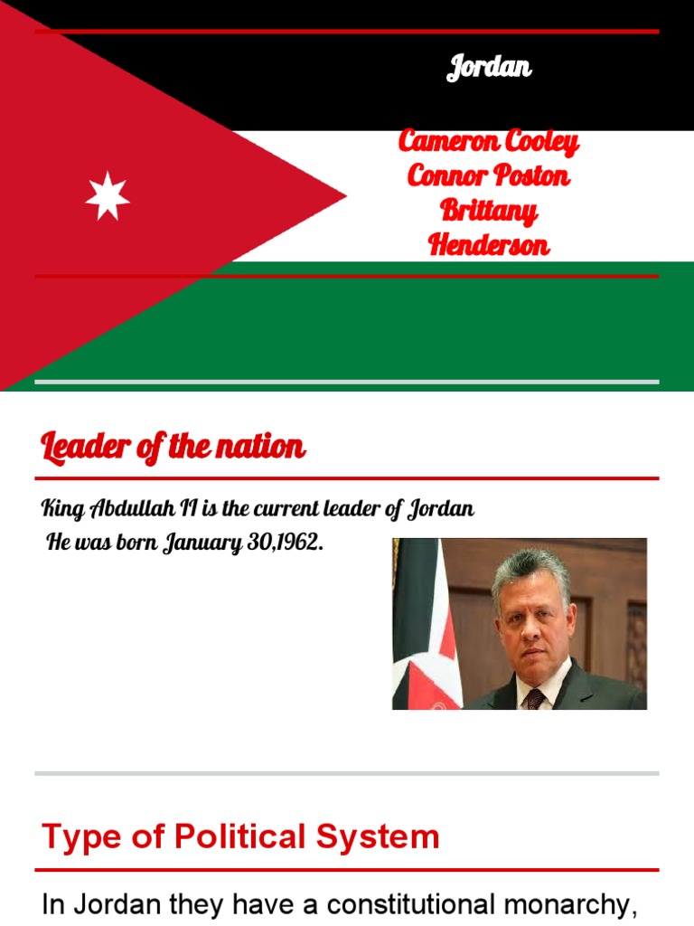 Overview of Jordan's Political and Economic Landscape | PDF