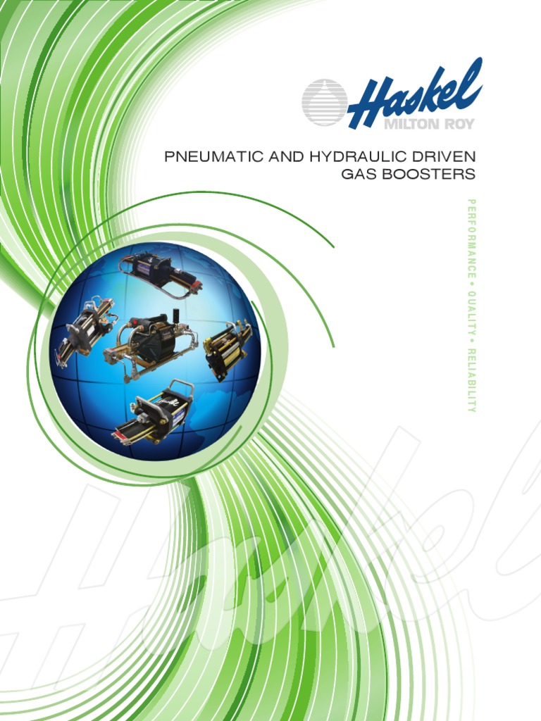 Haskel Catalogo Dei Gas Boosters | PDF | Turbocharger | Valve