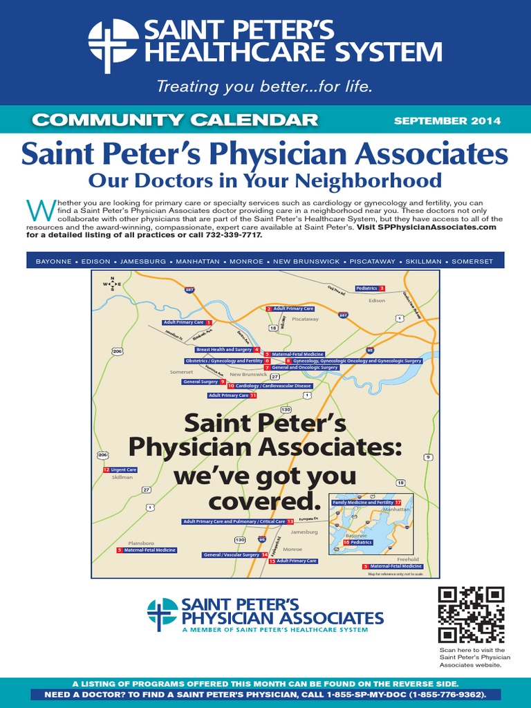 Saint Peter's Physician Associates - Our Doctors in Your Neighborhood ...