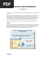 Commercial Electrical Load Calculation Worksheet Excel | PDF ...