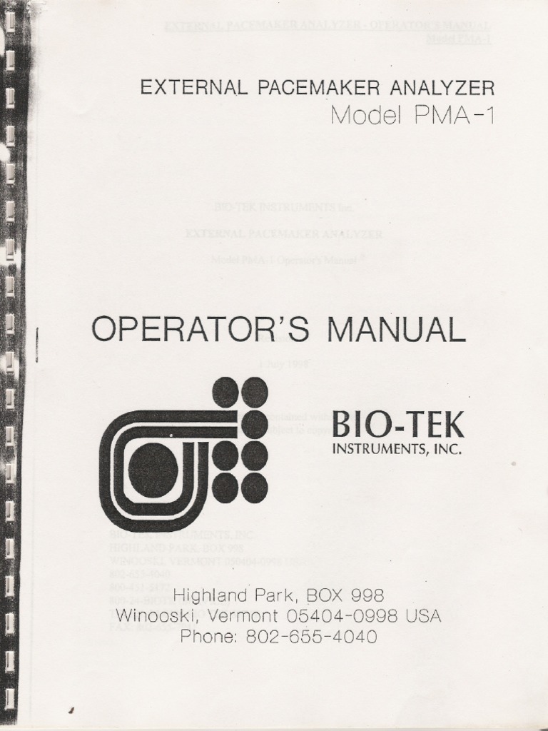 External Pacemaker Analyzer | PDF | Artificial Cardiac Pacemaker ...