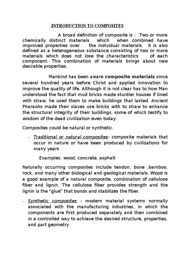 Composites Mini Project | PDF | Composite Material | Epoxy