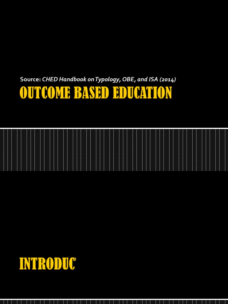 Outcome Based Education | PDF | Educational Assessment | Curriculum