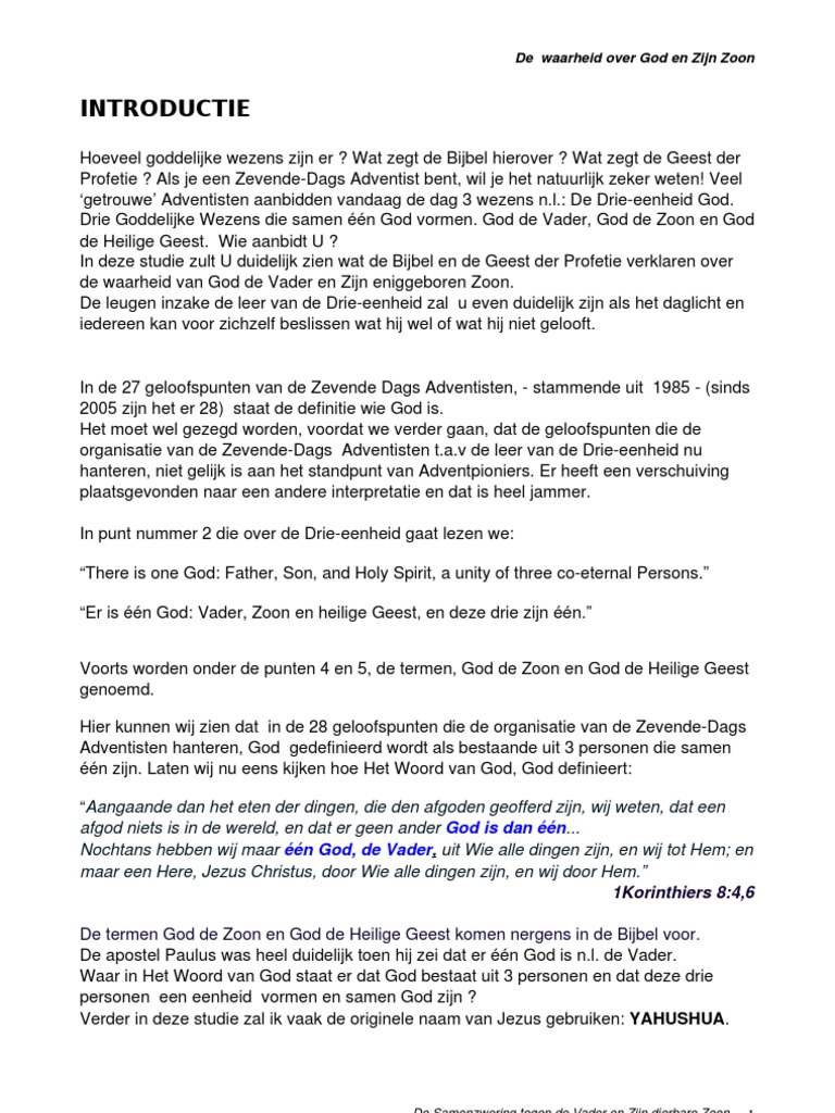 Hoeveel Goddelijke Wezens Zijn Er-1 Kopie | PDF