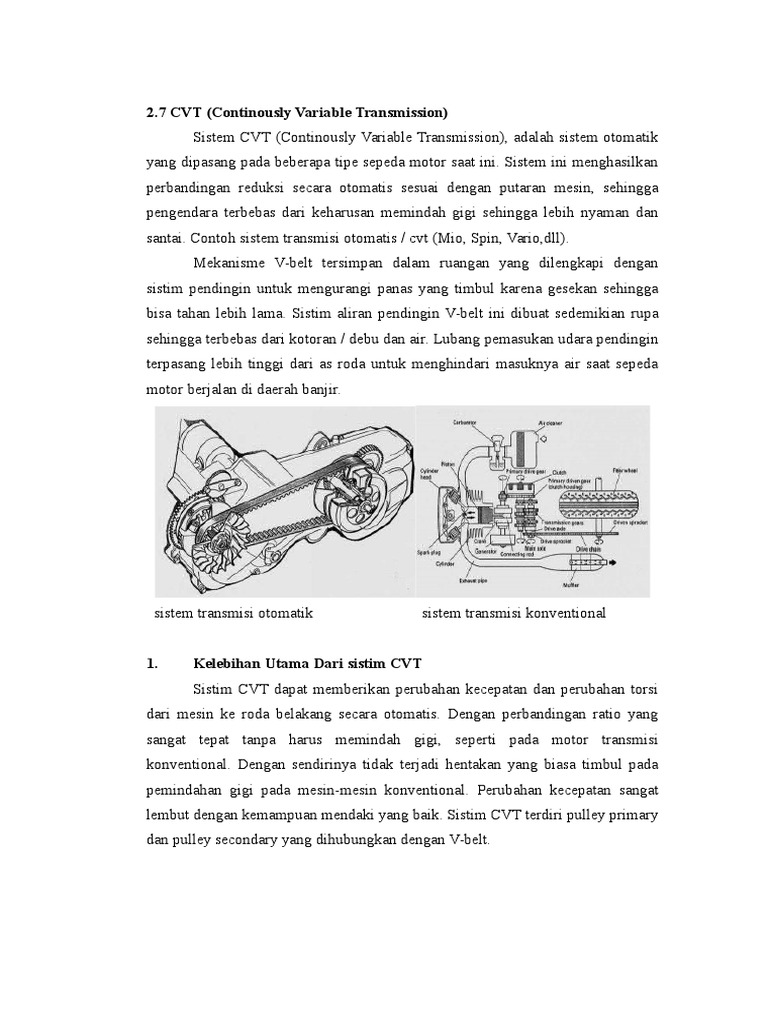 Mempertajam Efisiensi dan Keamanan Sistem Transmisi Sepeda Motor | PDF