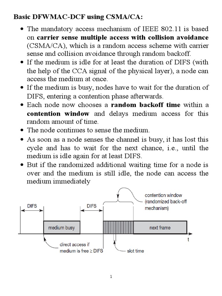 Basic Dfwmac | PDF | Institute Of Electrical And Electronics Engineers | Data Transmission