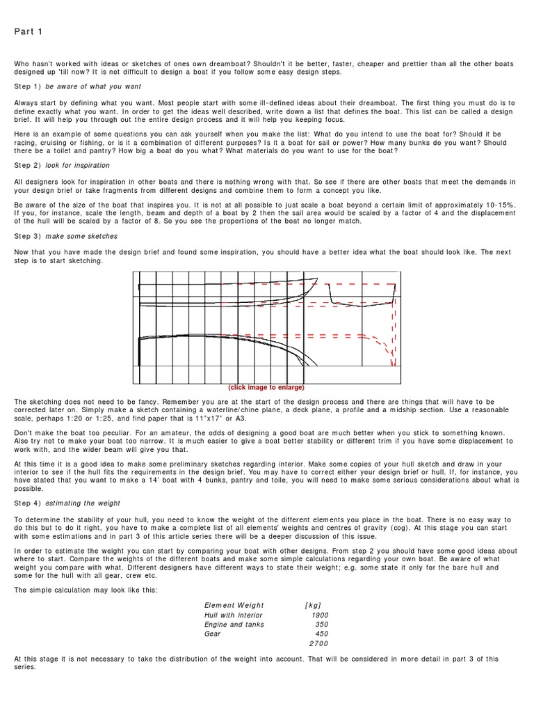If You Can Use A Calculator You Can Design A Boat PDF | PDF | Hull ...
