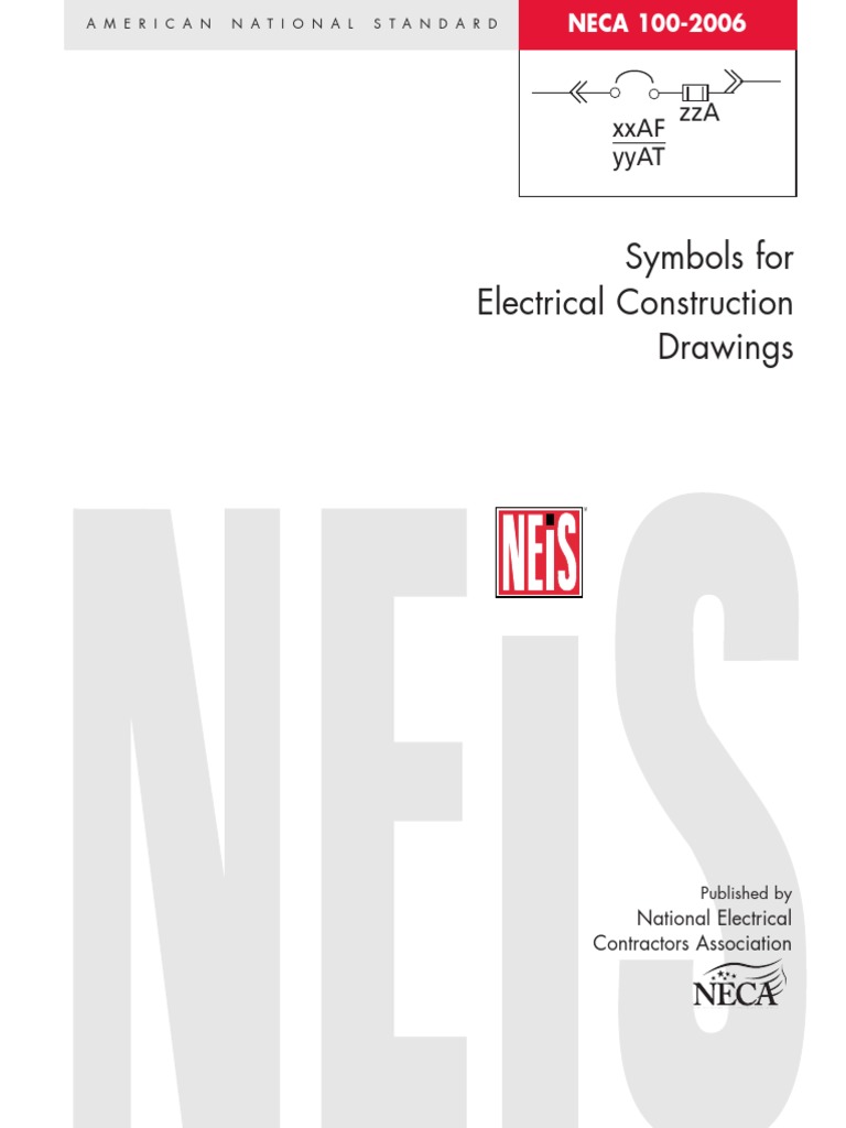 Symbols For Electrical Construction Drawings | PDF | Electrical Wiring ...