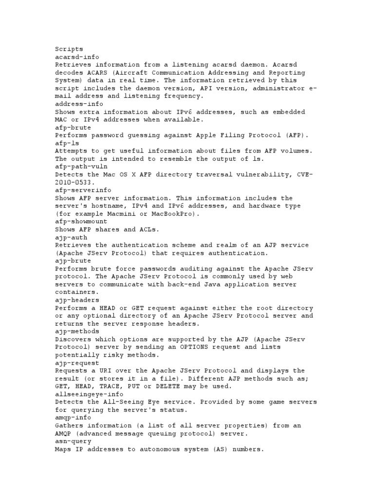 NSE Scripts | PDF | Password | Hypertext Transfer Protocol