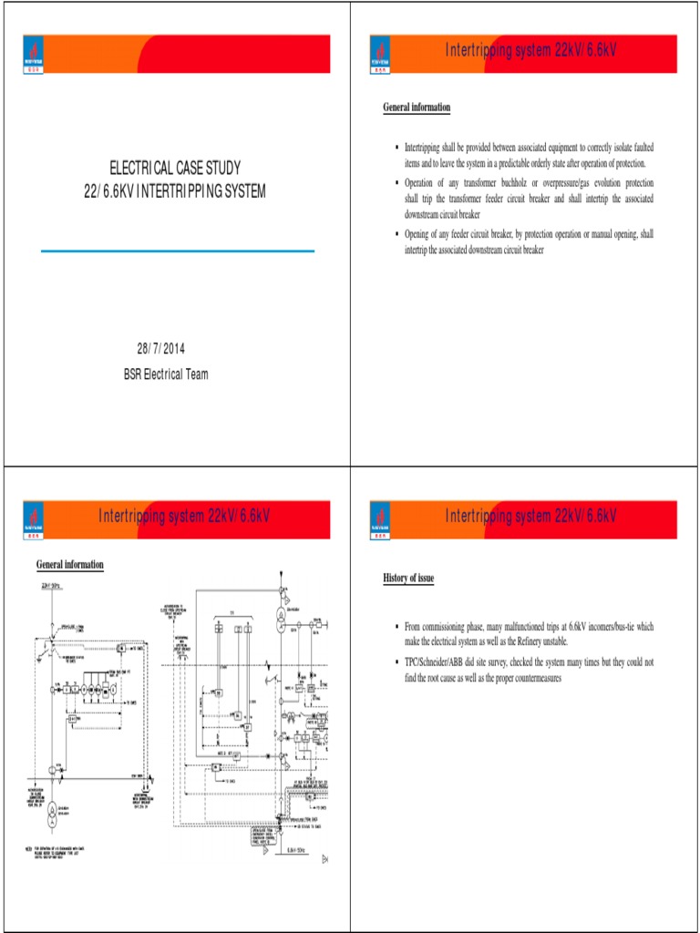 BSR Electrical Case Study - Intertrip System - OK | Download Free PDF ...