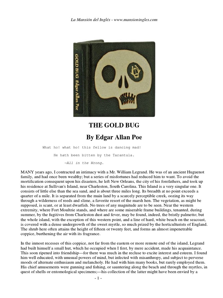 The Gold Bug by Edgar Allan Poe | PDF | Nature | Gold