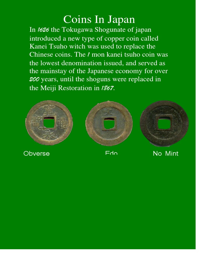 History of Kanei Tsuho Coins in Japan | PDF | Social Science