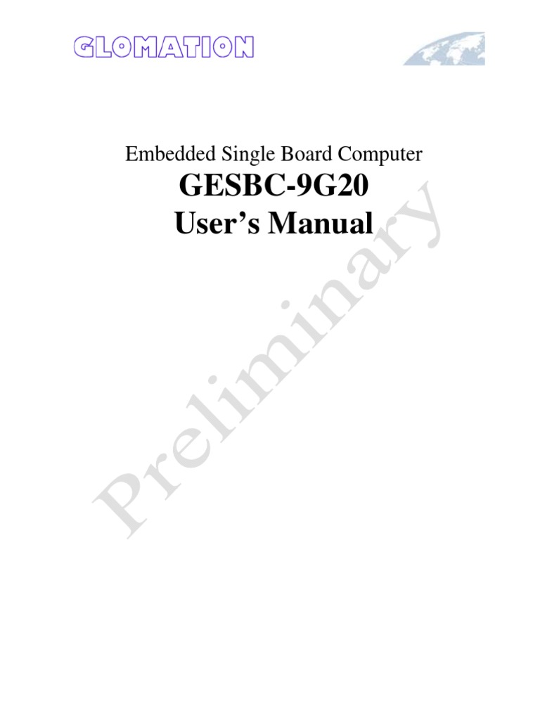 GESBC 9G20 User Manual | Download Free PDF | Booting | Flash Memory