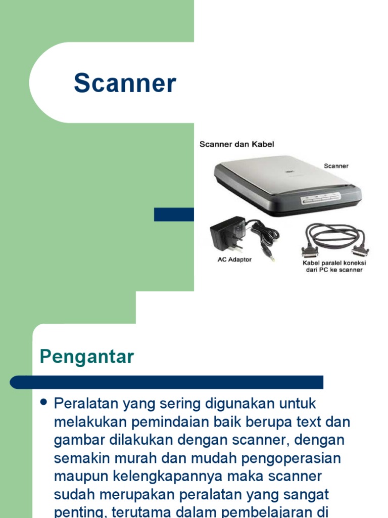 Cara Kerja Scanner | PDF