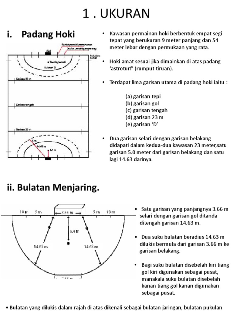 Kemahiran-Kemahiran Asas Dalam Permainan Hoki | PDF