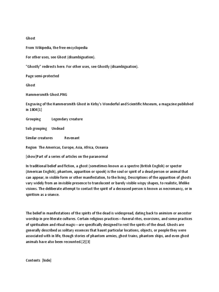 Ghost | PDF