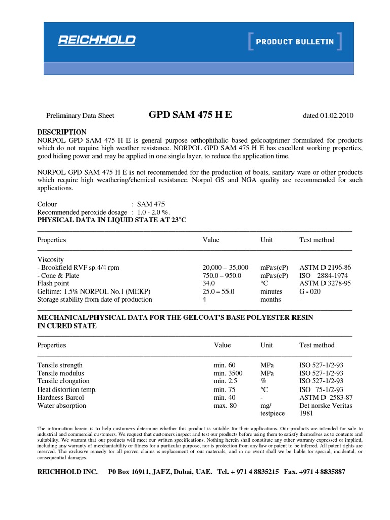 Gelcoat | Download Free PDF | Pascal (Unit) | Materials