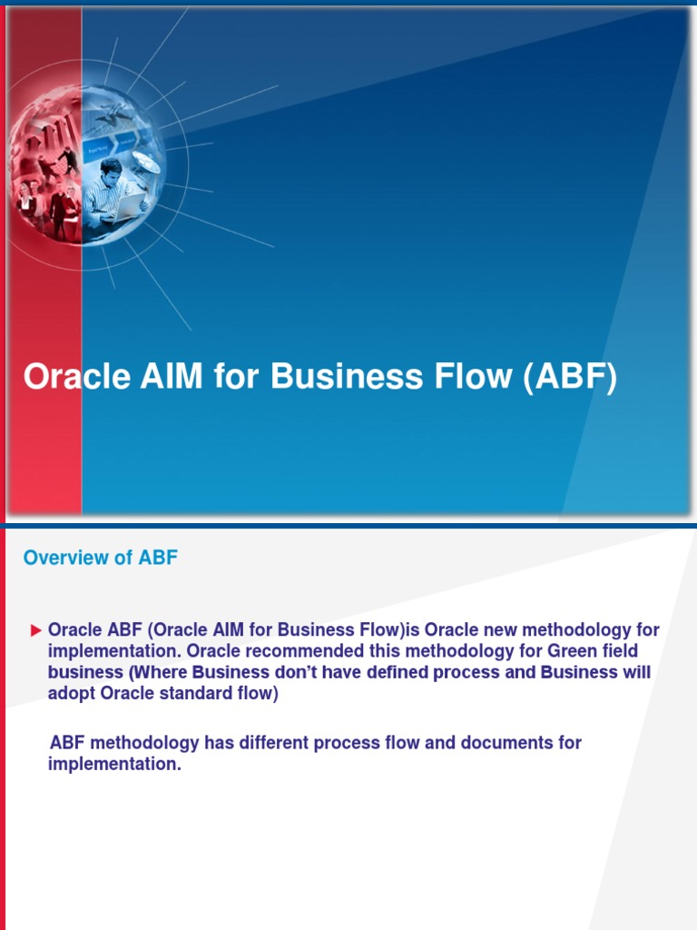 Oracle AIM for Business Flow Guide | PDF