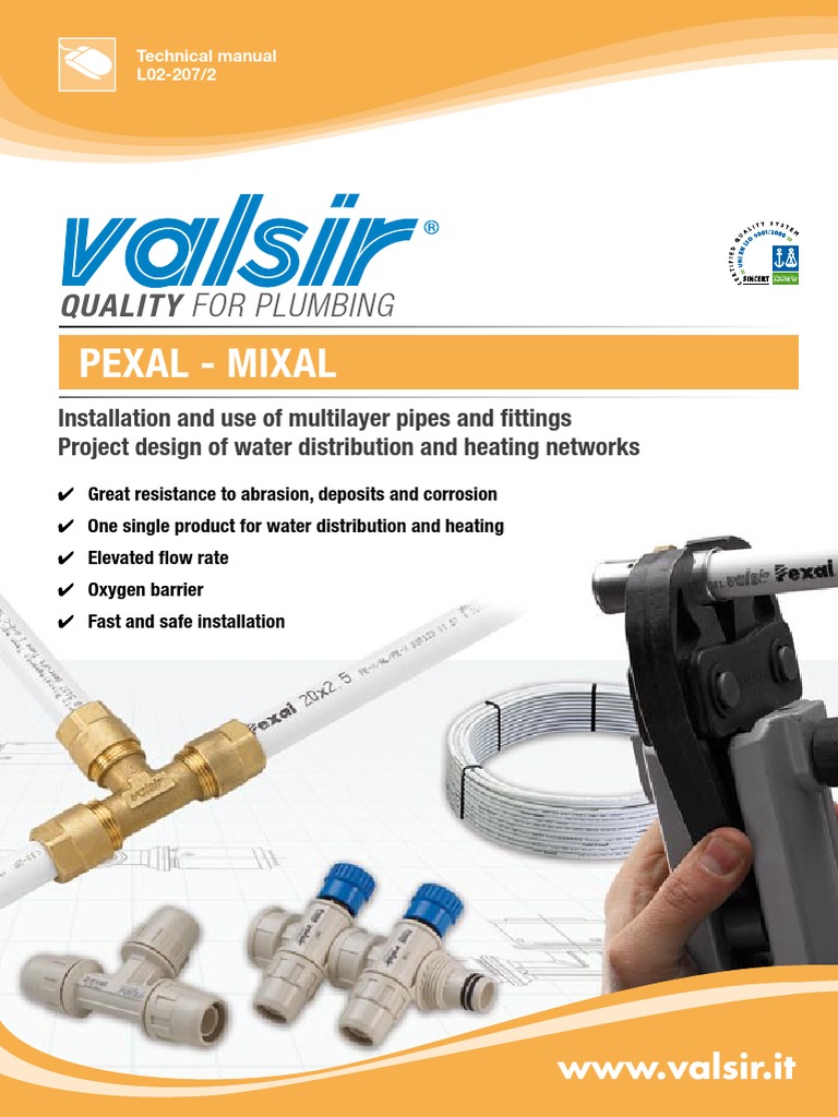 Pexal and Mixal Multilayer Pipe Guide | PDF | Home & Garden ...