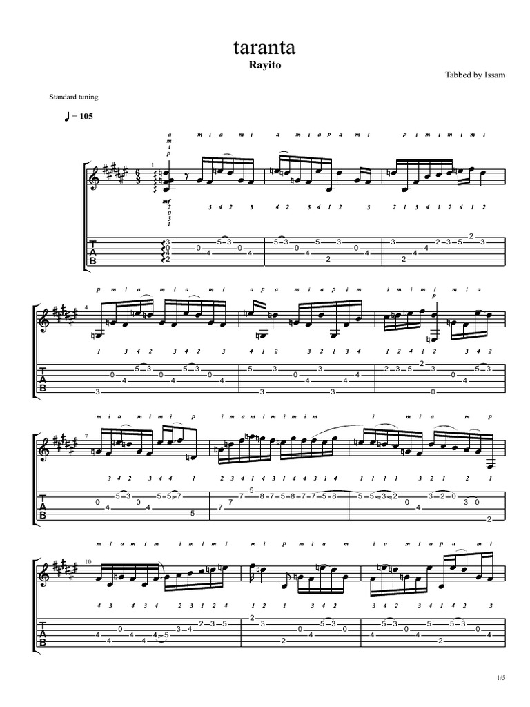 Taranta Rayito | PDF